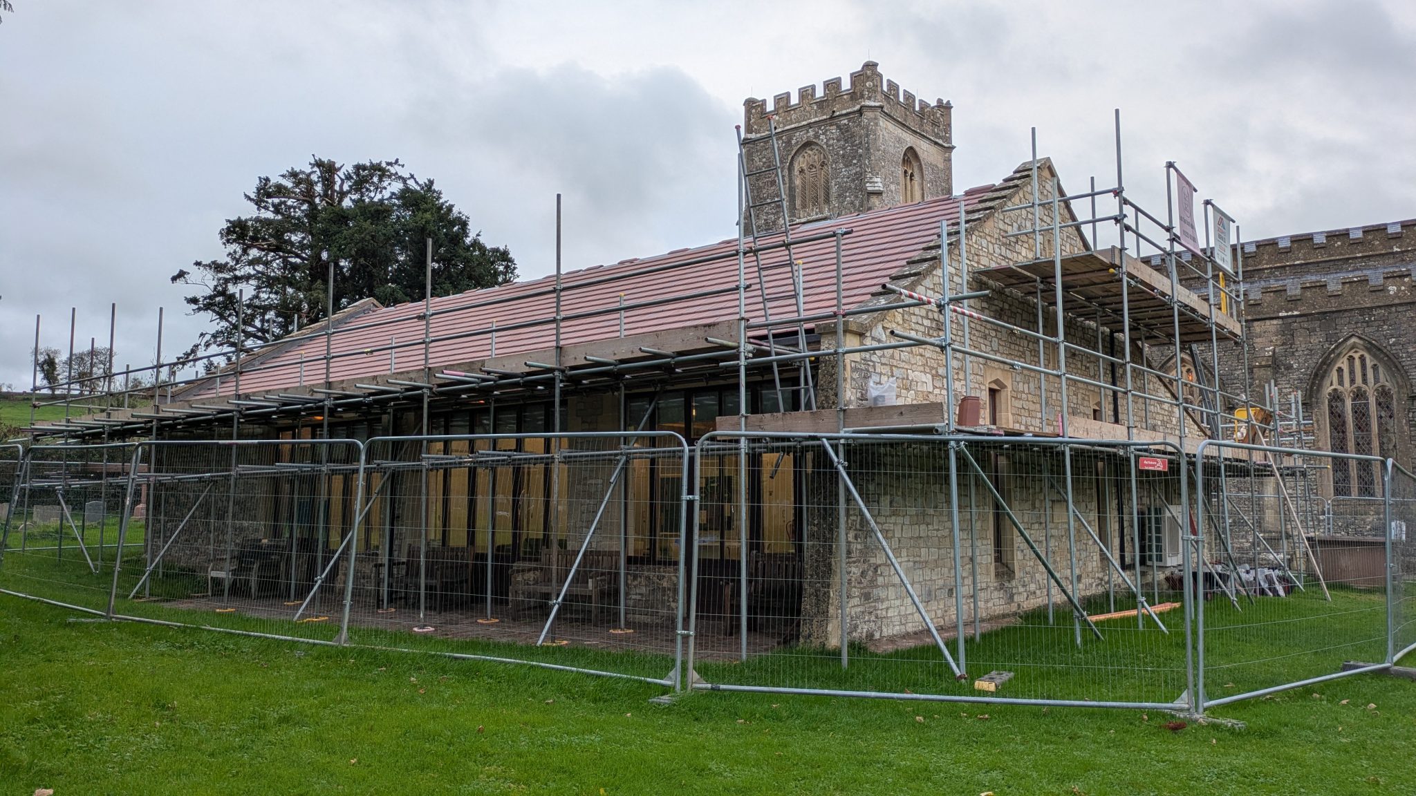 Church Hall Roof Sunday 16th November 01 | St Vigor's & St John's